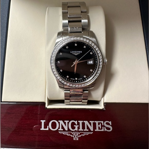 Longines | Accessories | Quartz Longines Watch With Diamonds | Poshmark